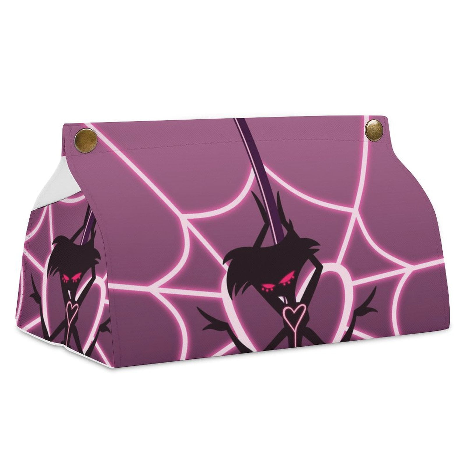 Angel Dust Hazbin Hotel Tissue Box Cover PU Tissue Paper Case Pouch ...
