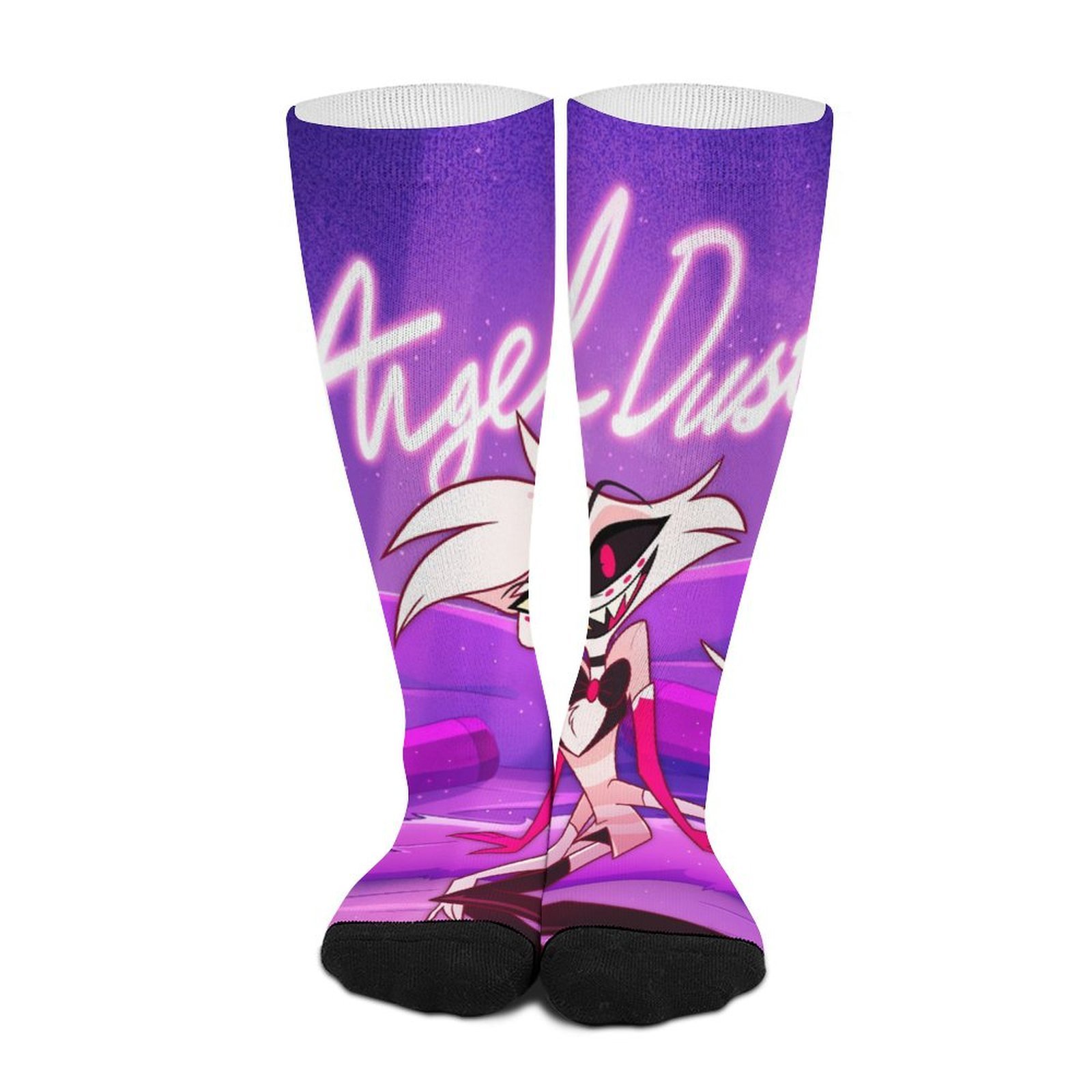 Angel Dust Hazbin Hotel Unisex Socks Stockings Fashion Cozy Soft Crew ...