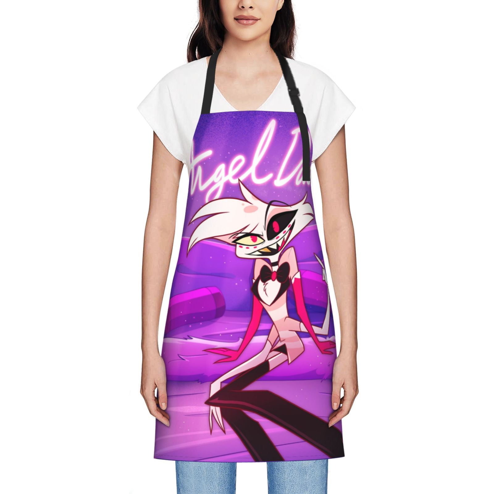 Angel Dust Hazbin Hotel Waterproof Apron Home Decor For Kitchen/Cooking ...