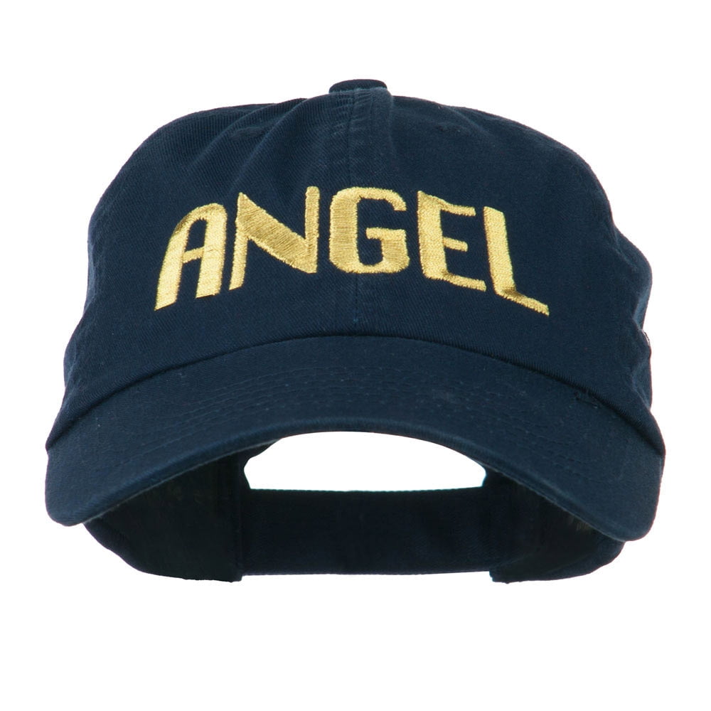 Angel Embroidered Cap - Navy OSFM - Walmart.com