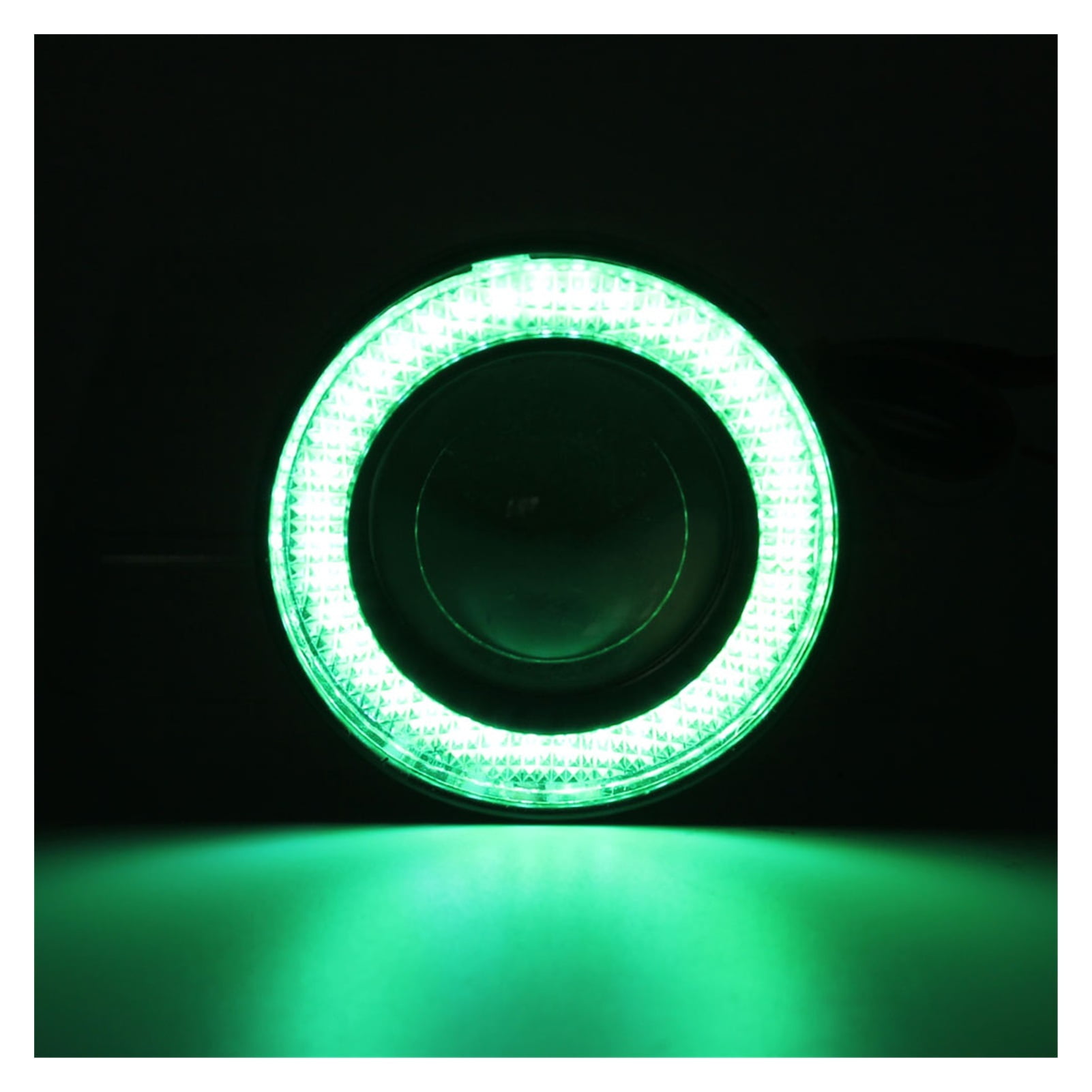 Angel Eyes Fog Light Universal COB LED DRL Driving Light Car Fog Lamp ...