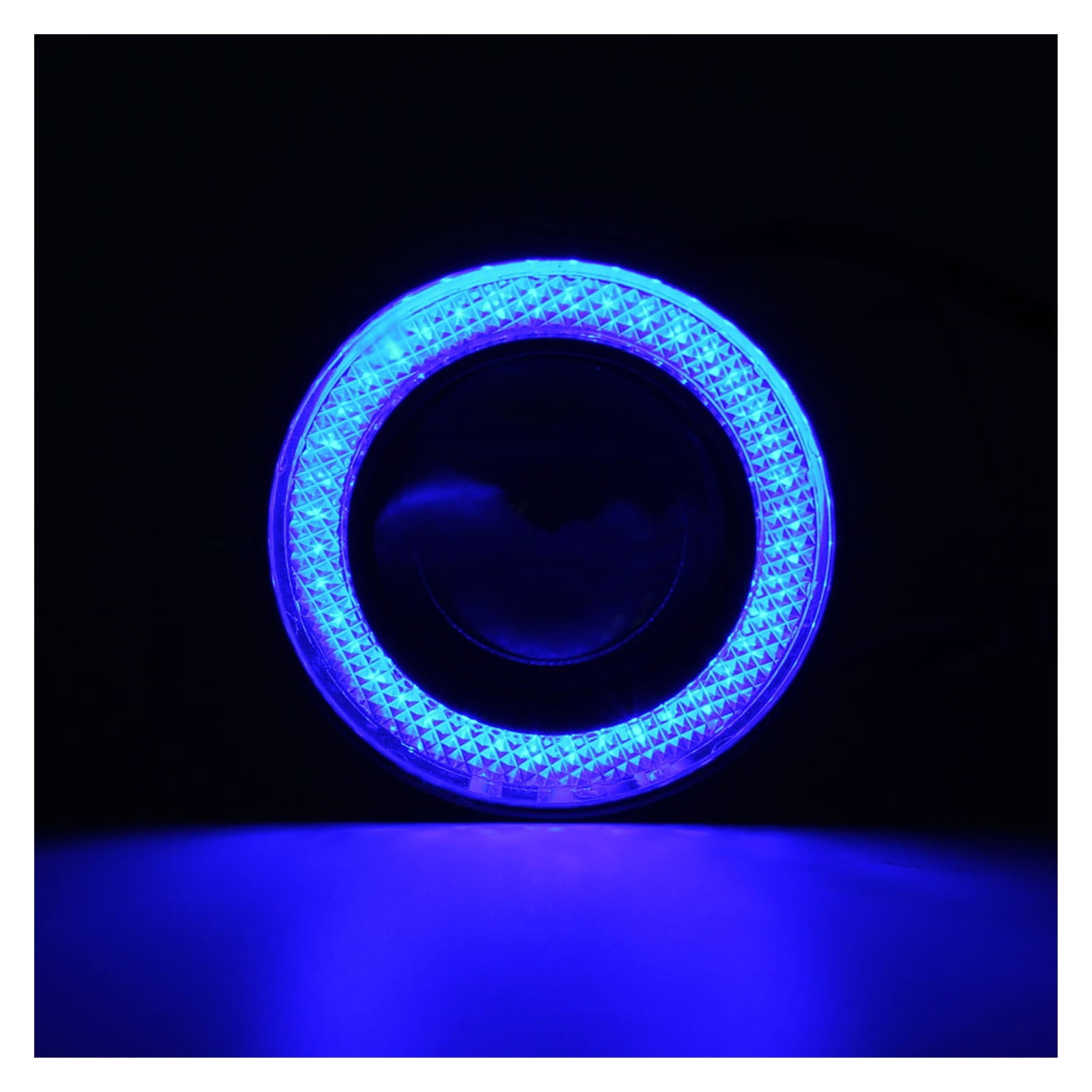 Angel Eyes Fog Light Universal COB LED DRL Driving Light Car Fog Lamp 64mm 76mm 89mm 2.5" 3" 3.5 ...