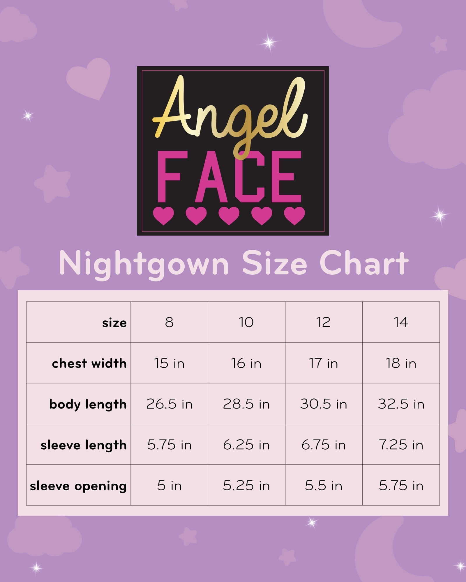 Angel Face Girls’ Nightgown Pajamas – 2 Pack Sleepwear Night Dress ...
