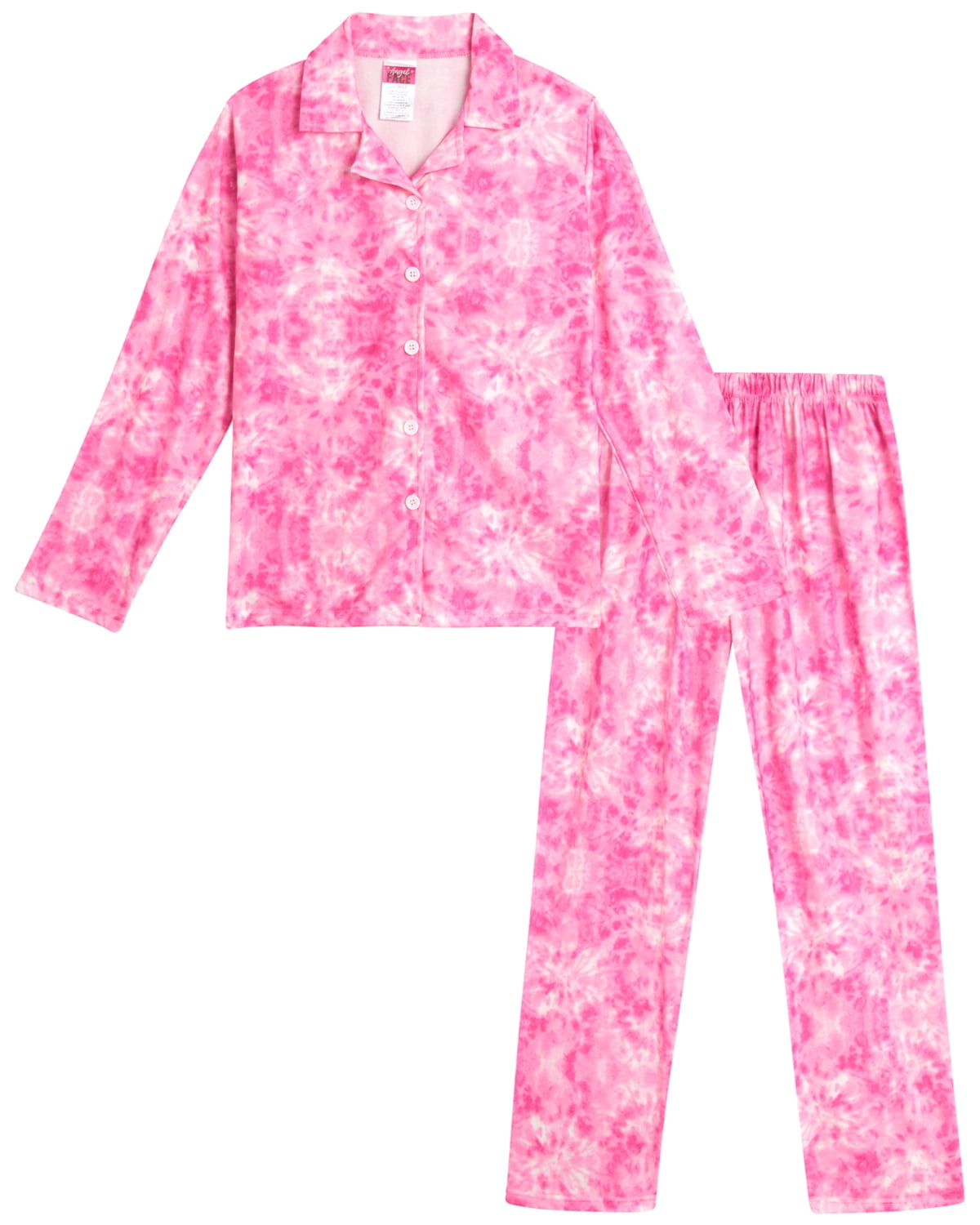 Angel Face Girls' Pajama Set - 2 Piece Cozy Flannel Sleep Shirt and ...
