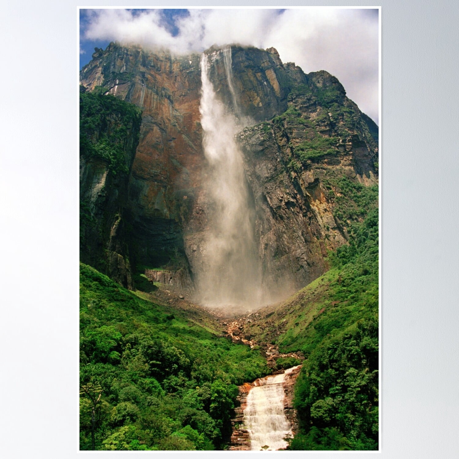 Angel Falls, Canaima National Park, Venezuela Poster Wall Art, Modern ...