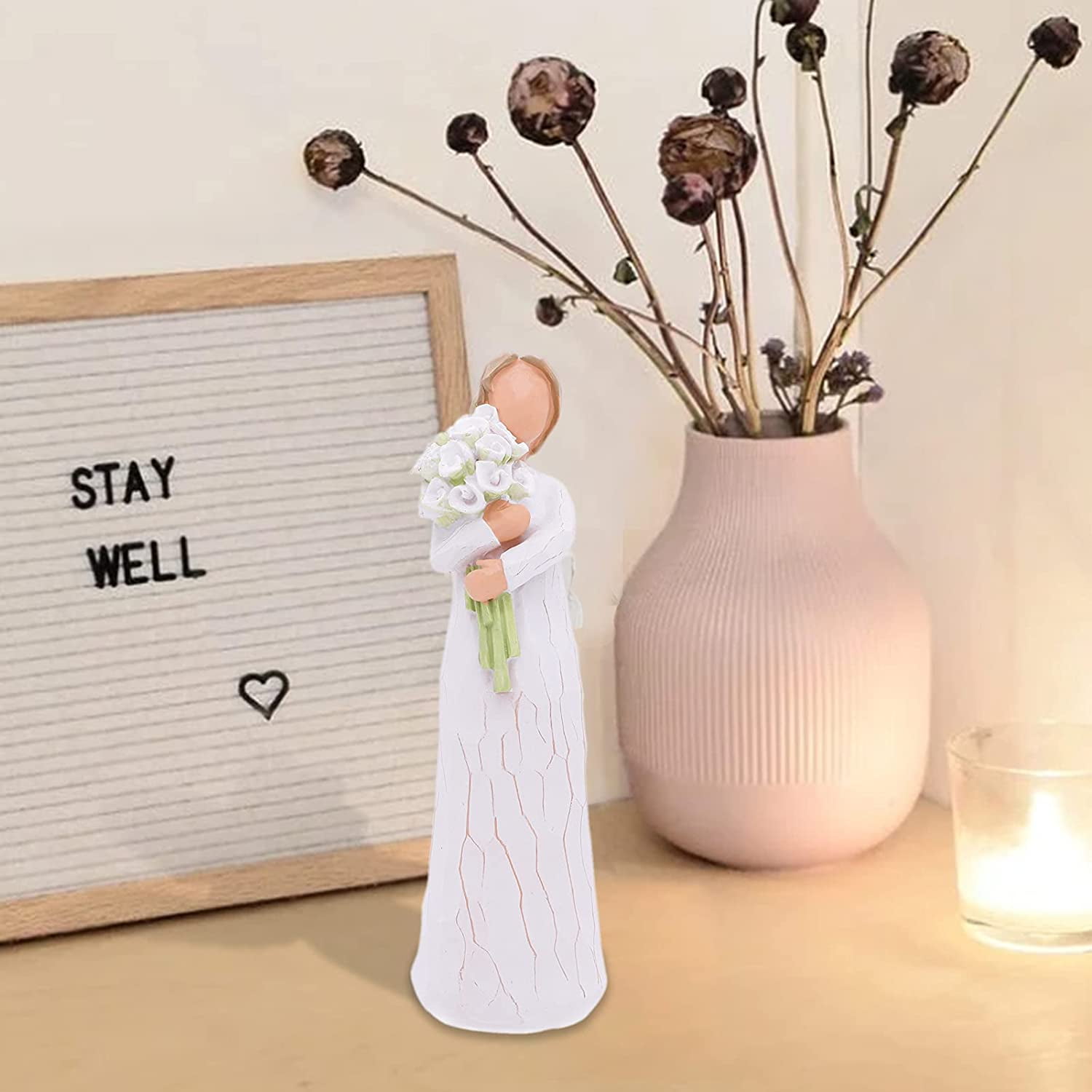 Angel Figurine Praying Angel Sculpture, Encouragement Present, Home ...