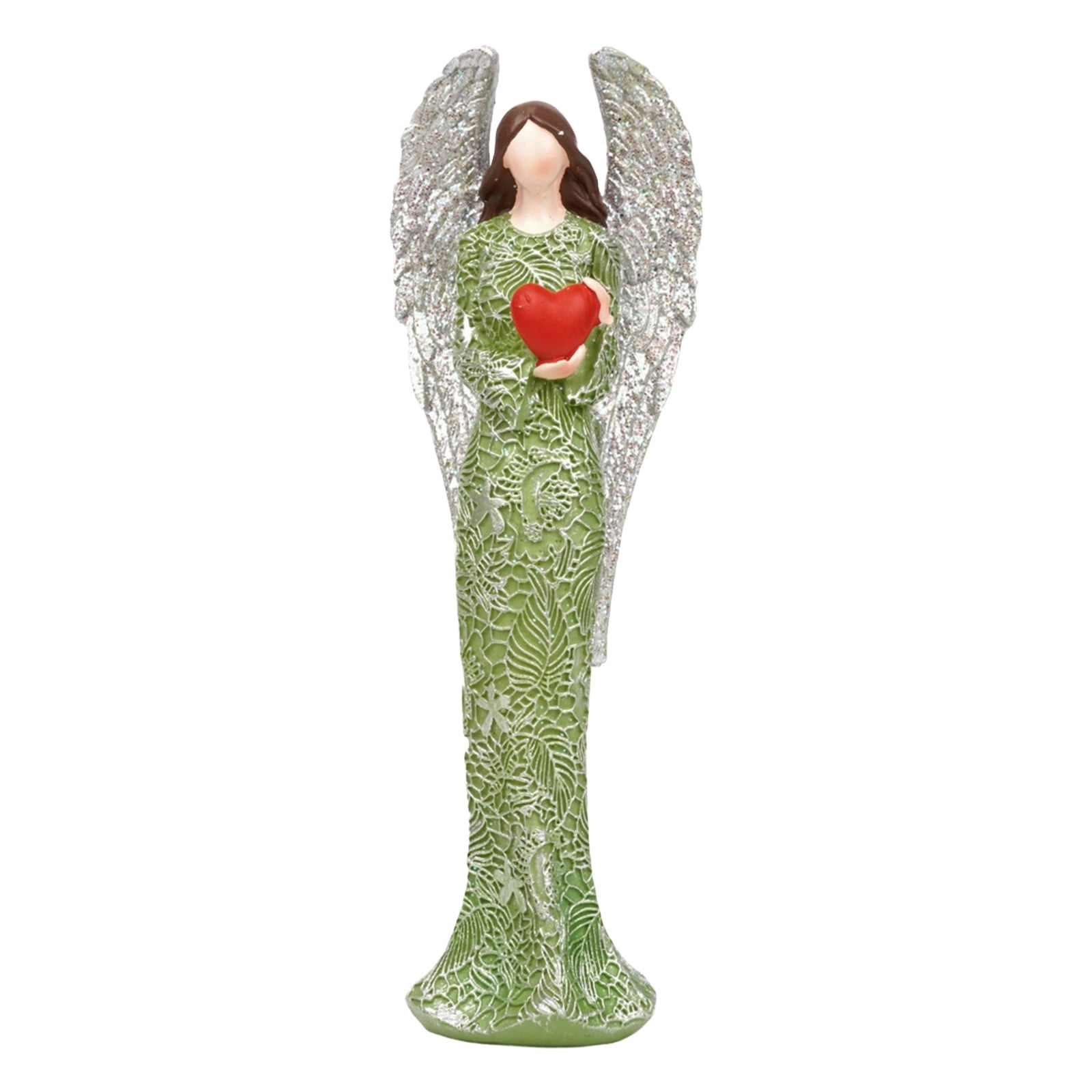 Angel Figurines, Angel Statue Gift, Heart Giving Decorative Ornament ...