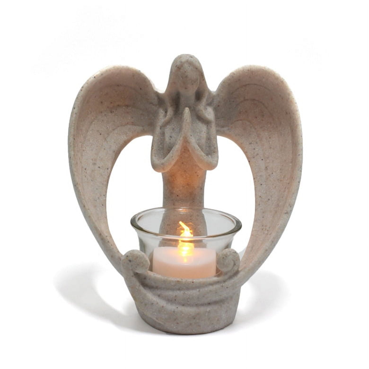 Angel Figurines Tealight Candle Holder, Sympathy Gifts for Loss of ...