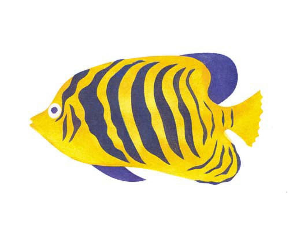 Angel Fish Wall Stencil SKU #1116 by Designer Stencils - Walmart.com