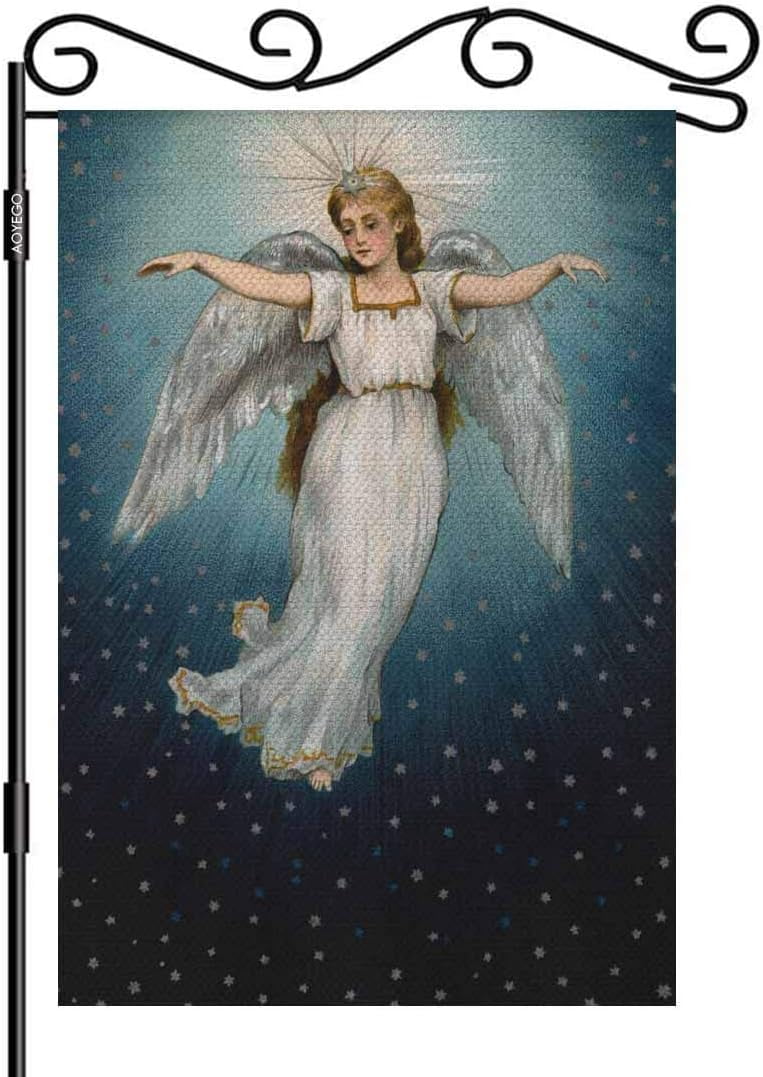 Angel Flying Garden Flag Small Vertical Double Sided 12.5 x 18 Inch ...
