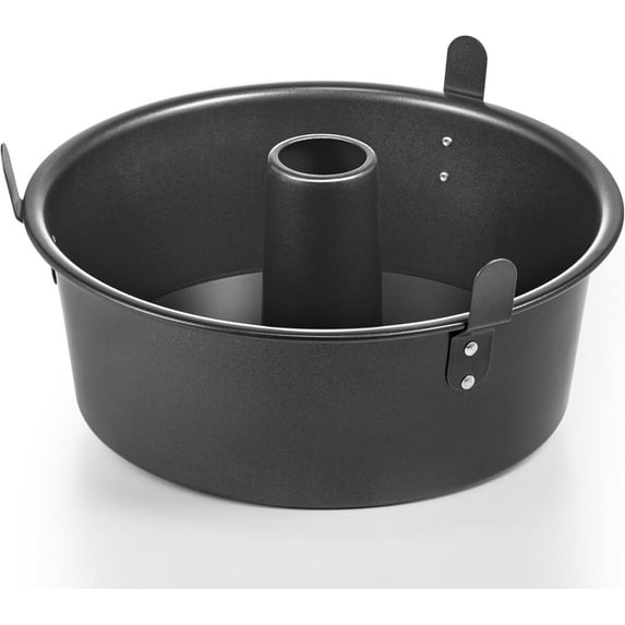 Angel Food Cake Pan with Removable Bottom, 10 Inch Tube Pan, Nonstick ...