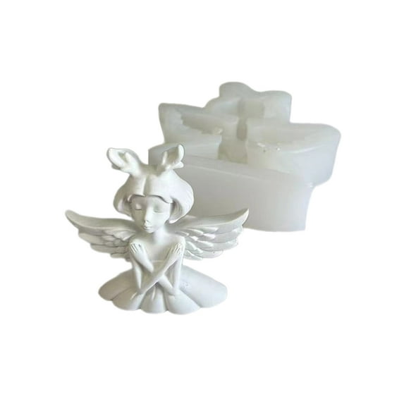 Angel Girl Silicone Mold Epoxy Resin Molds Table Ornament Mould Scented ...