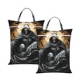 Angel Grim Reaper Skeleton Skull Art Travel Dirty Laundry Bag 2PCS ...