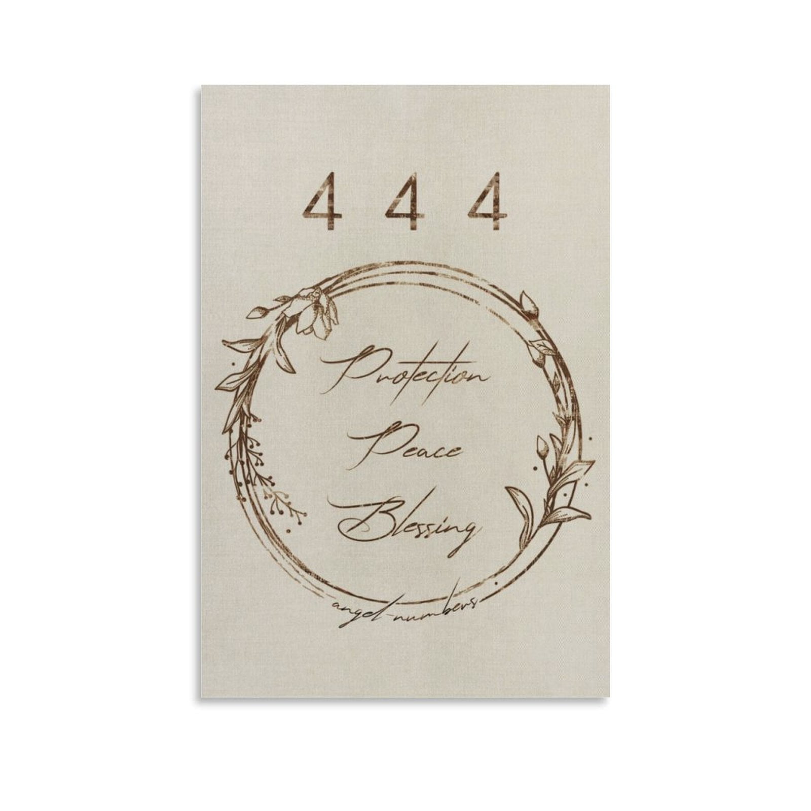 Angel Guide Number 444 Wall Art Poster Print Picture Print Wall Art ...