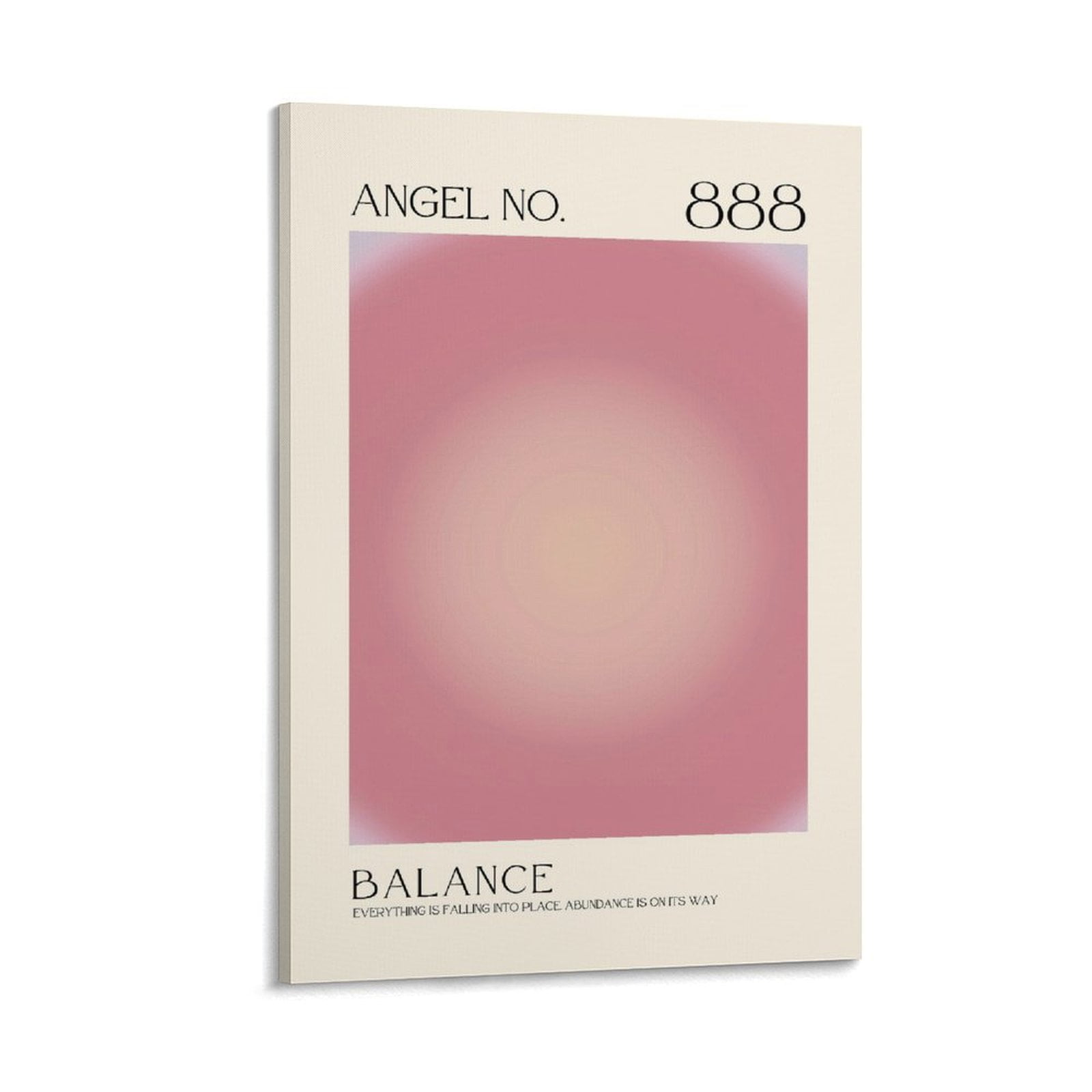 Angel Guide Number 888 Balance Wall Art Poster Print Canvas Wall Art Poster Decorative Bedroom ...