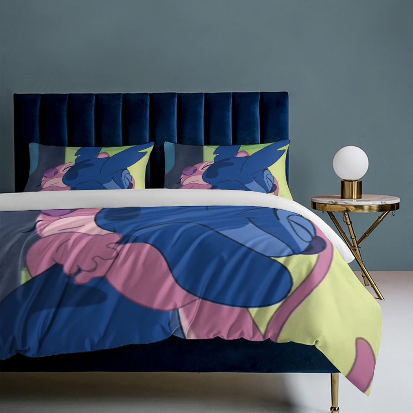 Angel Hug Stitch Bedding Set,Duvet Cover Set for Kids Girls Teens ...