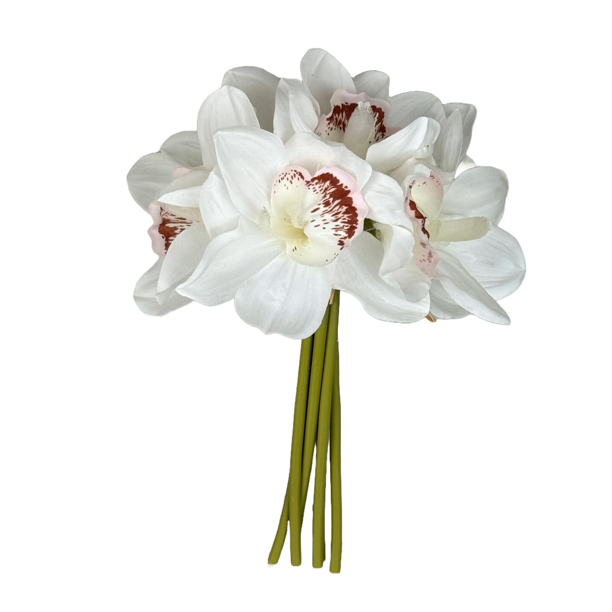 Angel Isabella Real Touch Artificial Cymbidium Boat Orchid Bundle-Pack ...