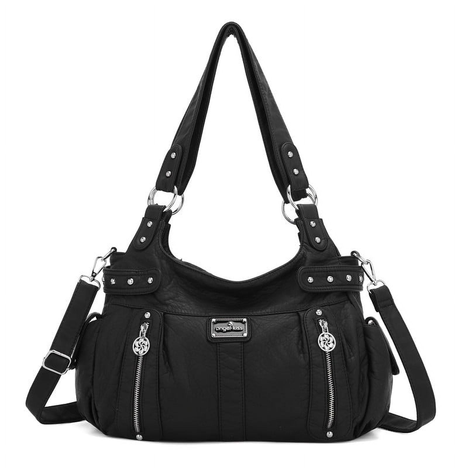 Angel Kiss Multi pocket women's shoulder bag with detachable straps ...