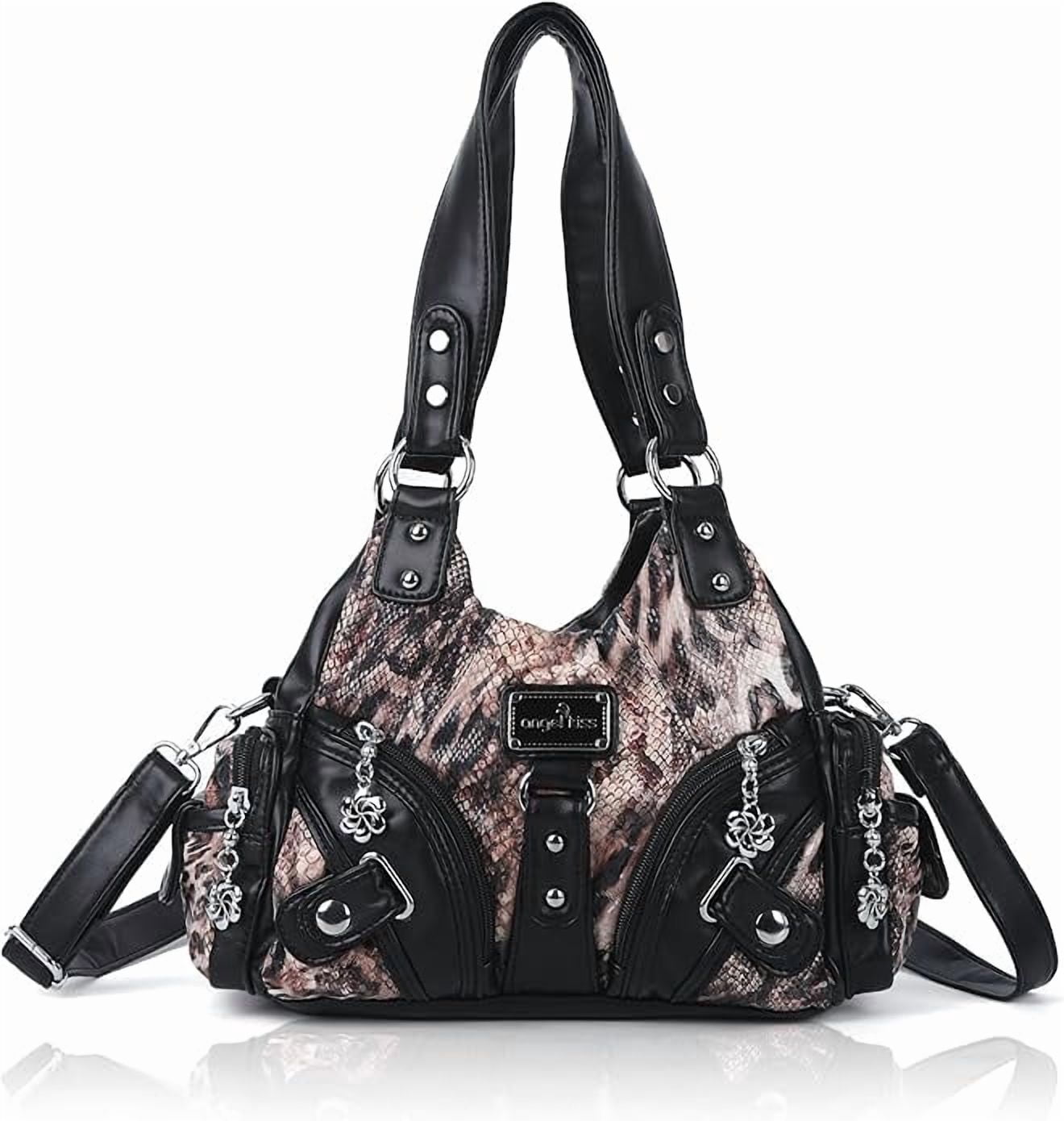 Angel Kiss Purses for Women Small Hobo Shoulder Bags Vagen Leather ...