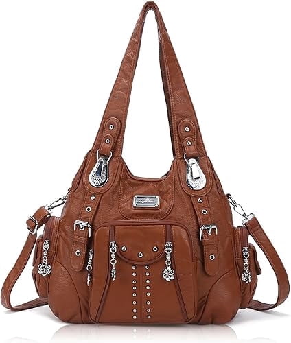 Angel Kiss Purses for Women Soft PU Leather Large Hobo Bags for Women ...