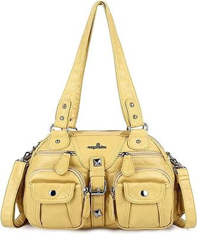 Angel Kiss Small Hobo Purses for Women Soft Vegan Leather Shoulder Bags ...