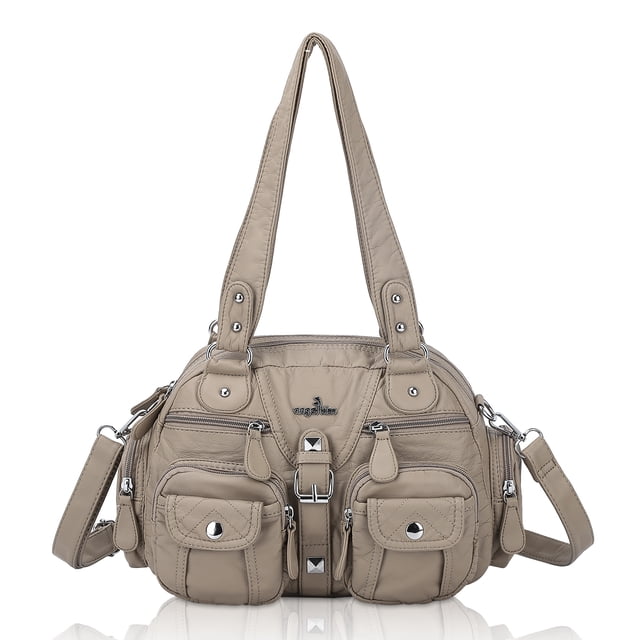 Angel Kiss Small Hobo Purses for Women Soft Vegan Leather Shoulder Bags ...