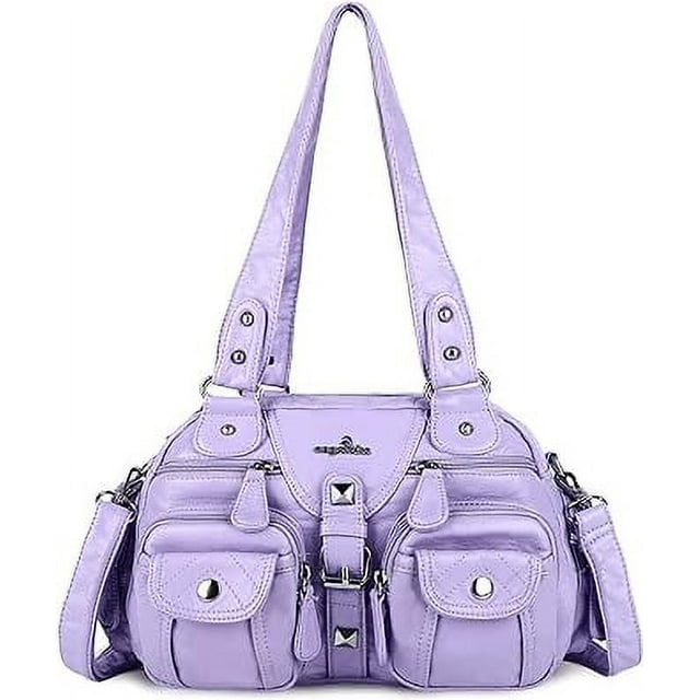 Angel Kiss Small Hobo Purses for Women Soft Vegan Leather Shoulder Bags ...