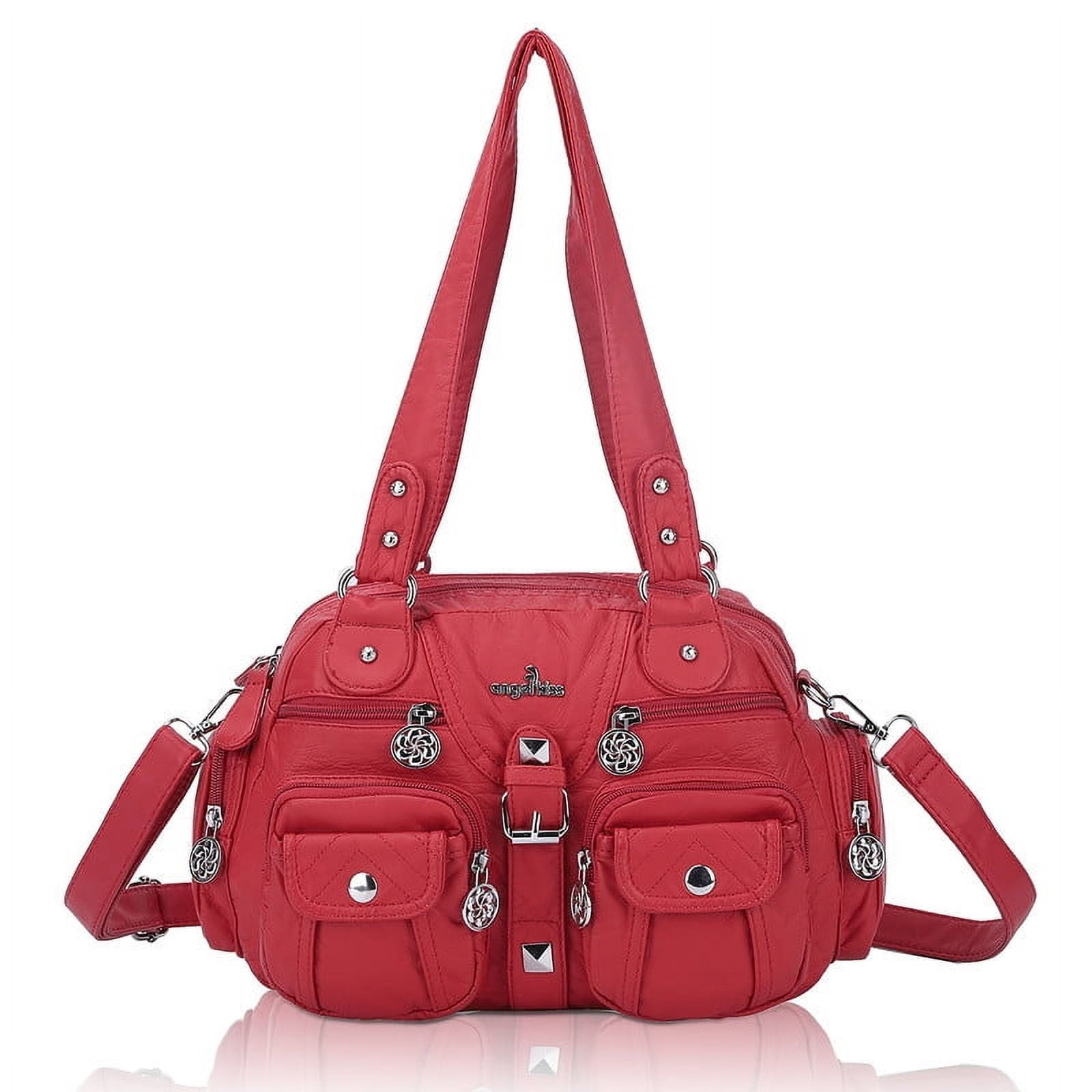 Angel Kiss Small Hobo Purses for Women Soft Vegan Leather Shoulder Bags ...