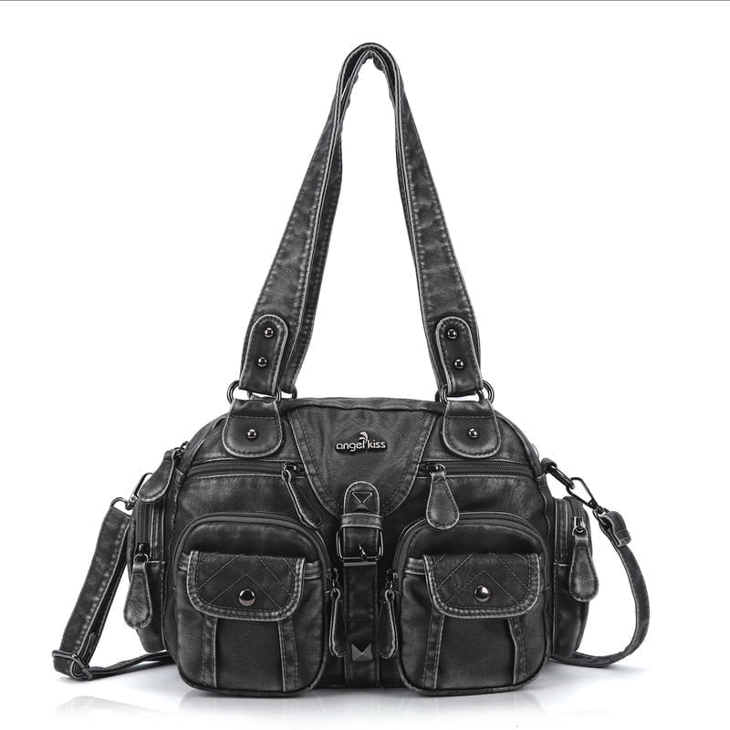 Angel Kiss Small Hobo Purses for Women Soft Vegan Leather Shoulder Bags ...