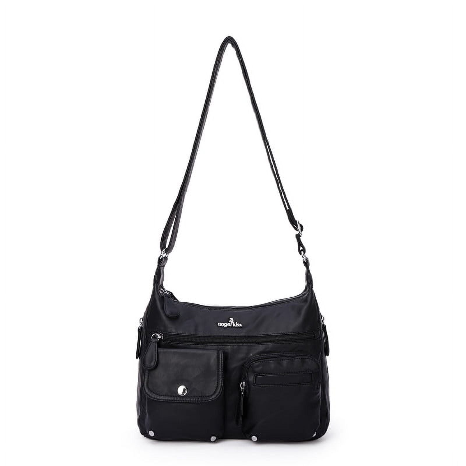 Angel Kiss Women's Crossbody Bag Multi Pocket Bag and Adjustable ...