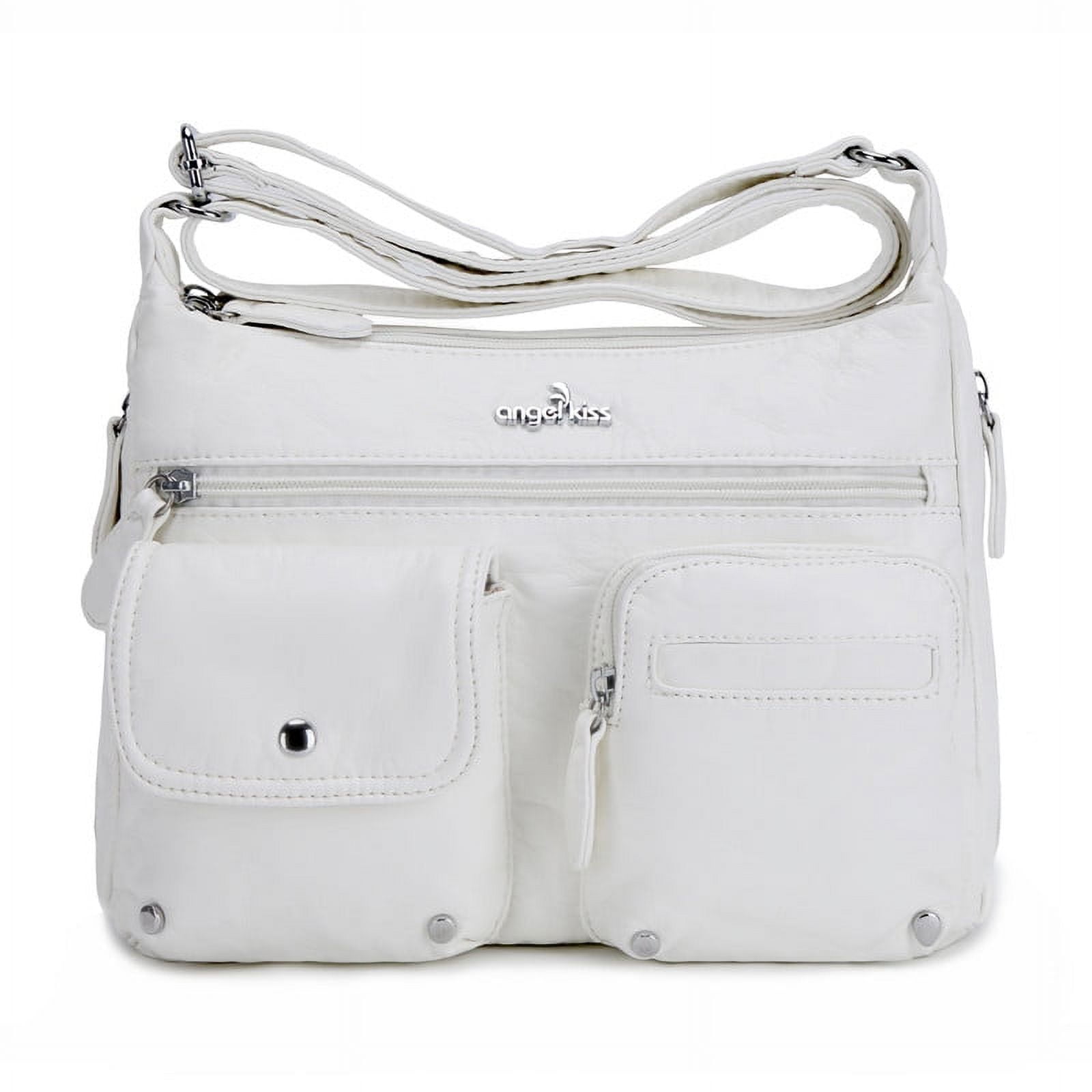 Angel Kiss Women's Crossbody Bag Multi Pocket Bag and Adjustable ...