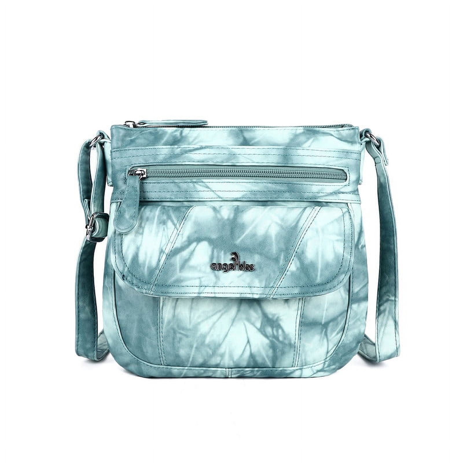 Angel Kiss Women's casual crossbody bag shoulder bag Vegan Leather Bag ...