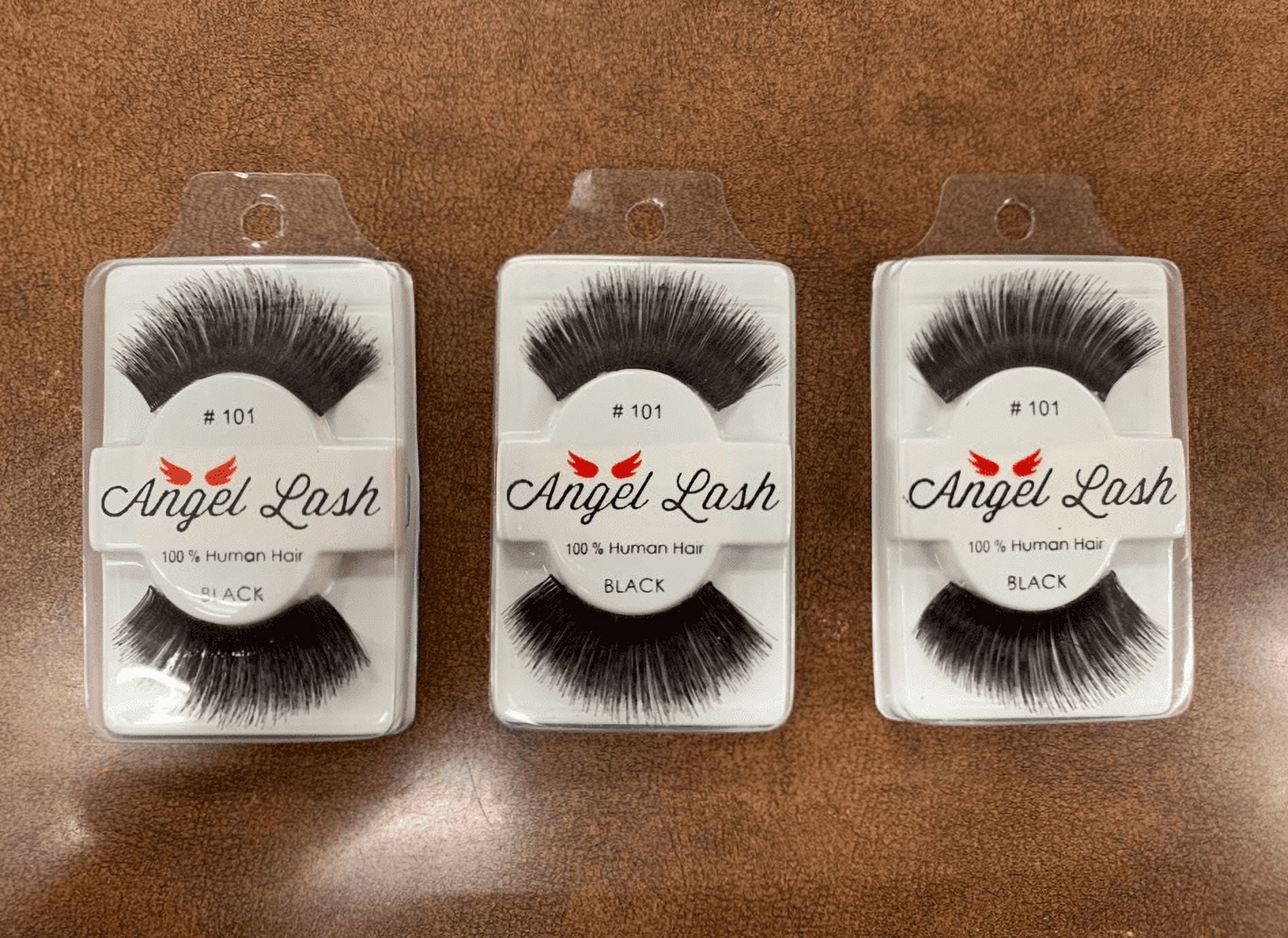 Angel Lash #101-3 pairs 100% Human Hair - Walmart.com