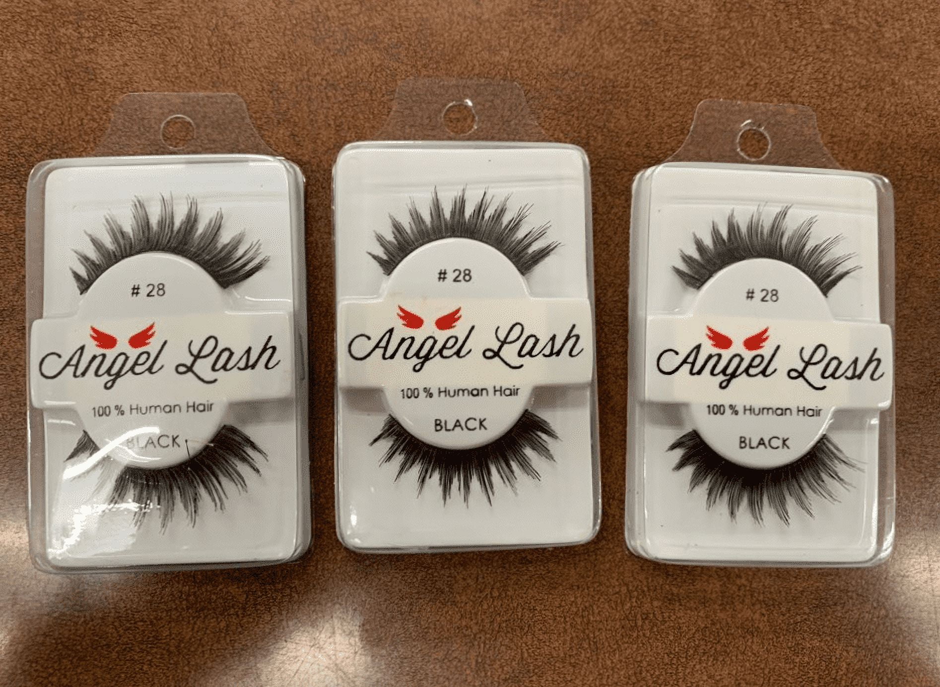 Angel Lash #28-3 pairs 100% Human Hair - Walmart.com