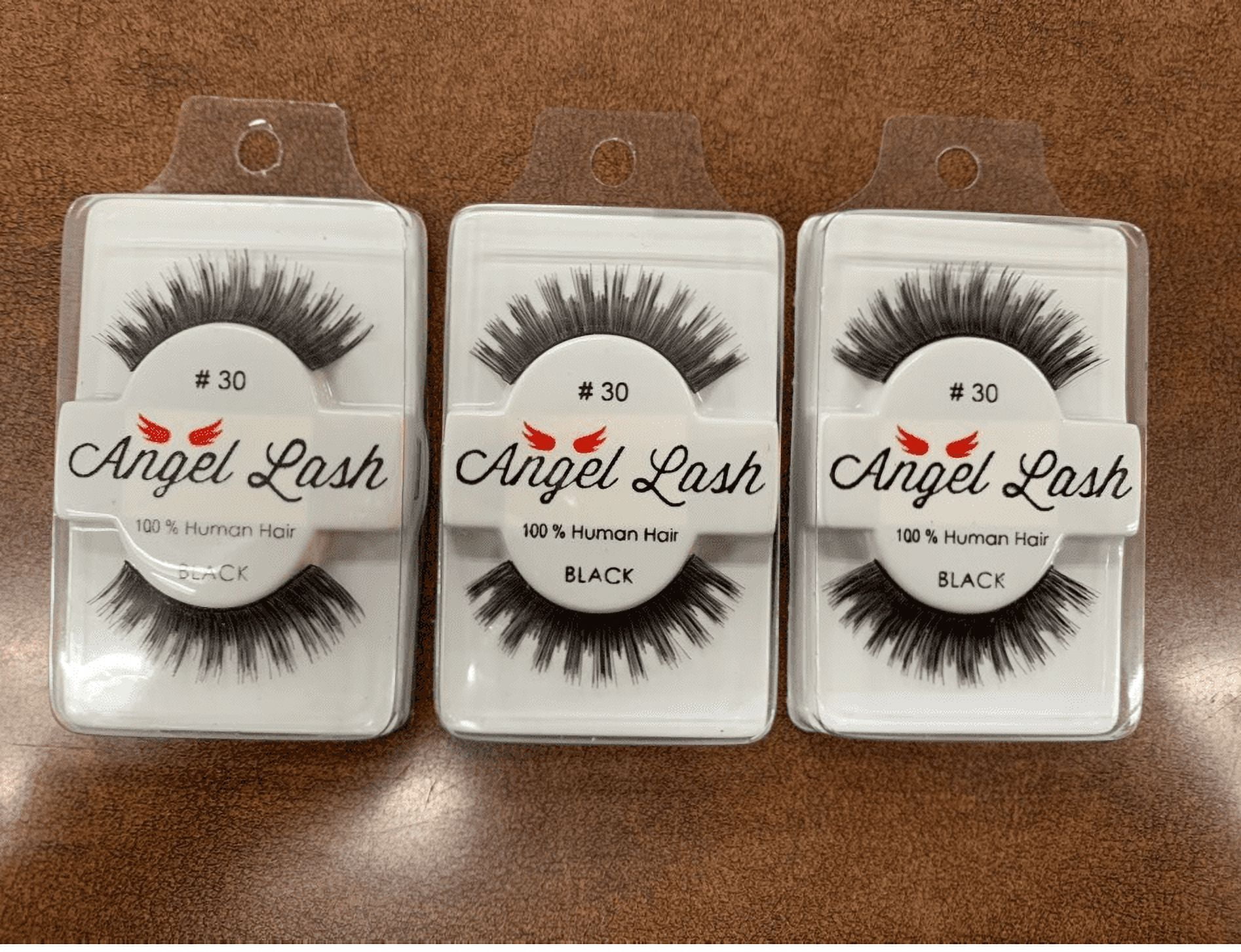 Angel Lash #30-3 pairs 100% Human Hair - Walmart.com