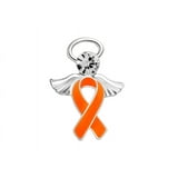 Angel Leukemia Orange Ribbon Awareness Pins - Walmart.com