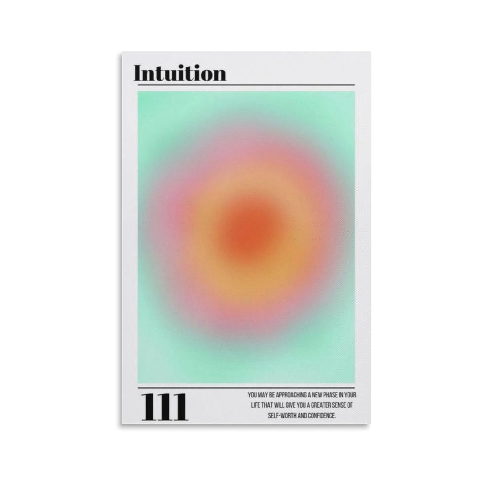 Angel Lucky Number 111 Halo Poster Aesthetic Room Decoration (1 ...