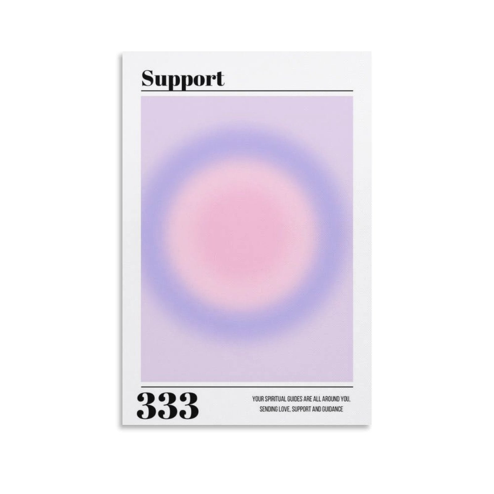 Angel Lucky Number 333 Halo Poster Aesthetic Room Decoration (3) Wall ...