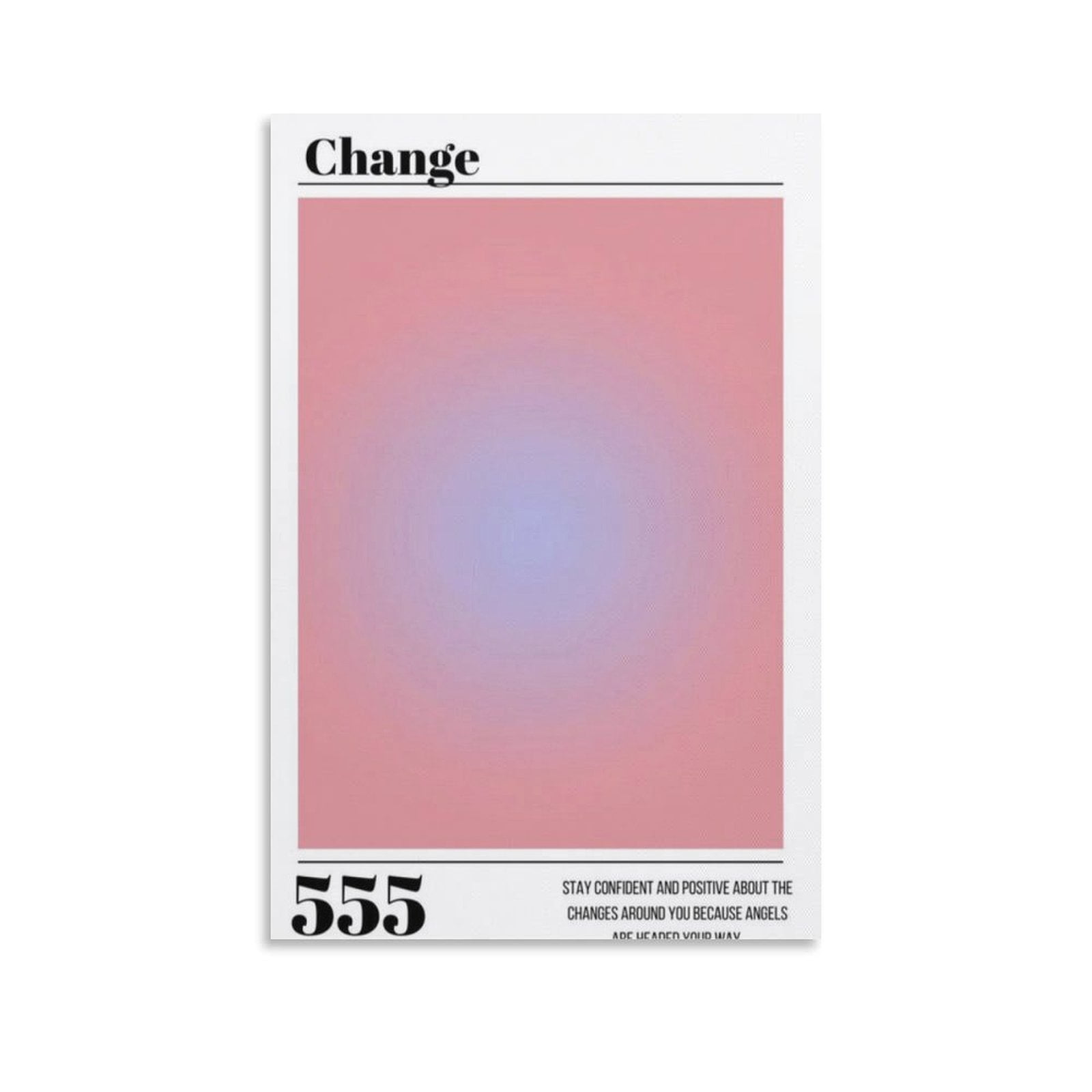 Angel Lucky Number 555 Halo Poster Aesthetic Room Decoration (5 ...