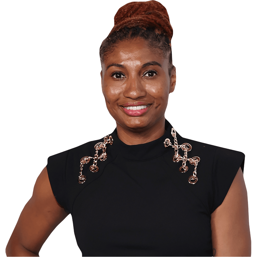 Angel Mccoughtry (Black Dress) Half Body Buddy Cutout - Walmart.com