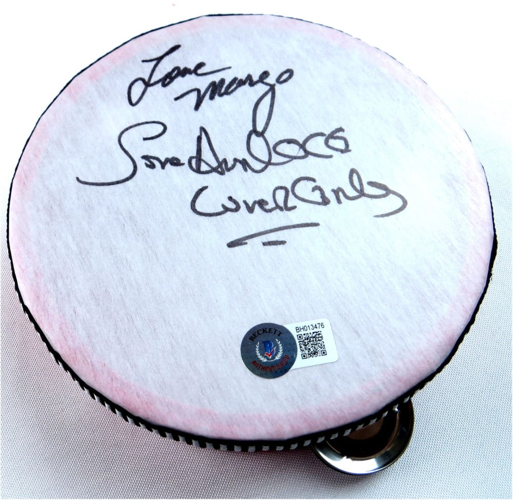 Angel Mercado Margo Urban Autographed Mini Tambourine Covergirls BAS ...