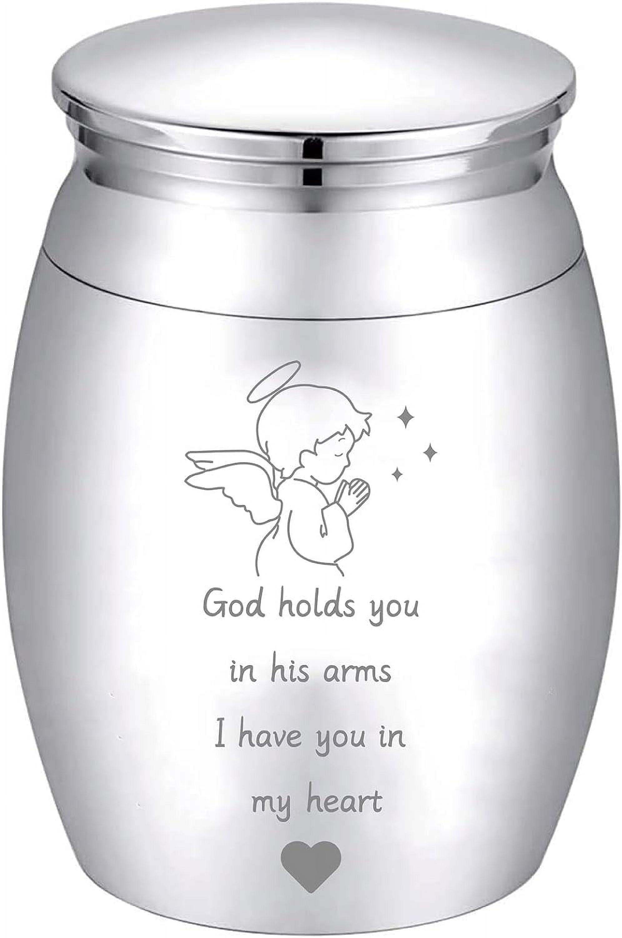 Angel Mini Urn Small Keepsake Cremation Urns Ashes Holder Miniature ...