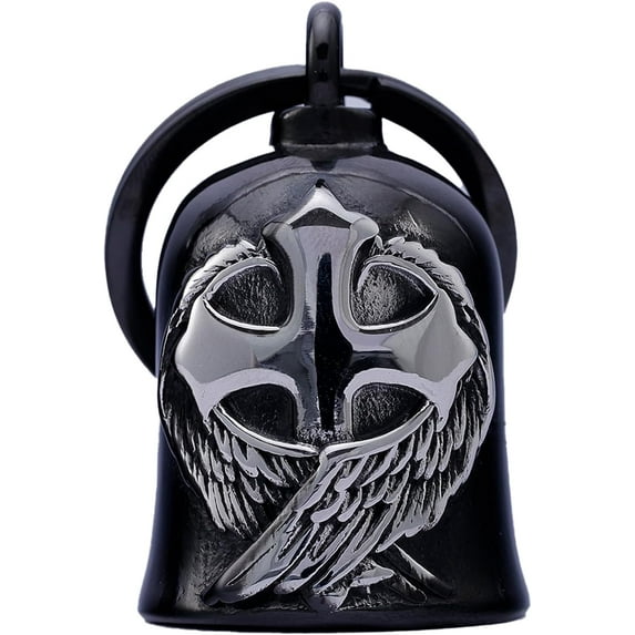 Angel Motorcycle Bell Biker Accessory Riding Safety Guard Metal ...