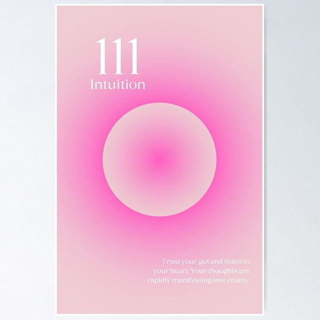 Angel Number 111 Intuition Aura Gradient Energy Aesthetic Spiritual ...