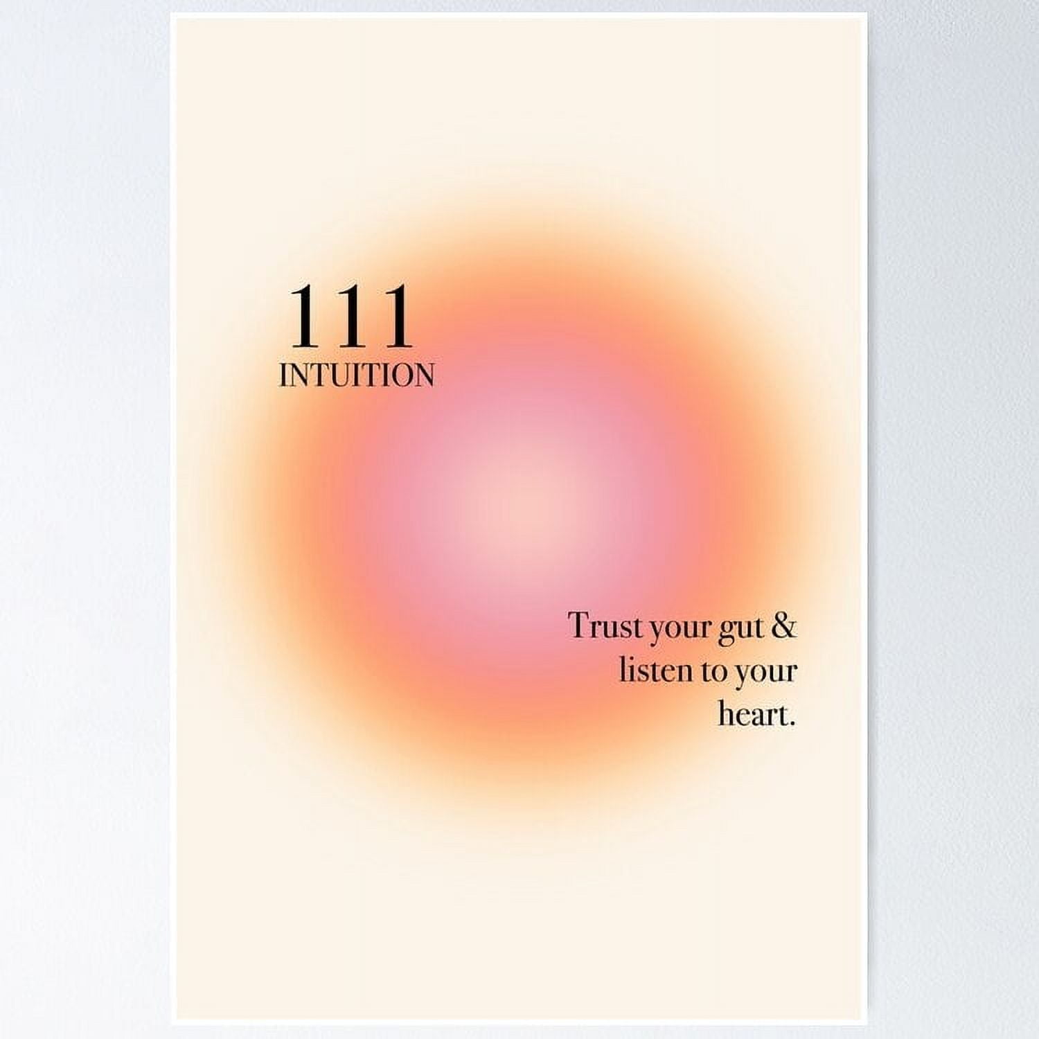 Angel Number 111 UNFRAMED Poster, 24x36 - Walmart.com