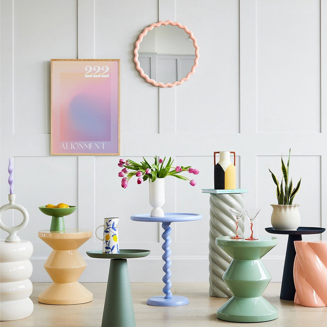 Angel Number 222 Alignment Poster Spiritual Manifestation Gradient Aura ...