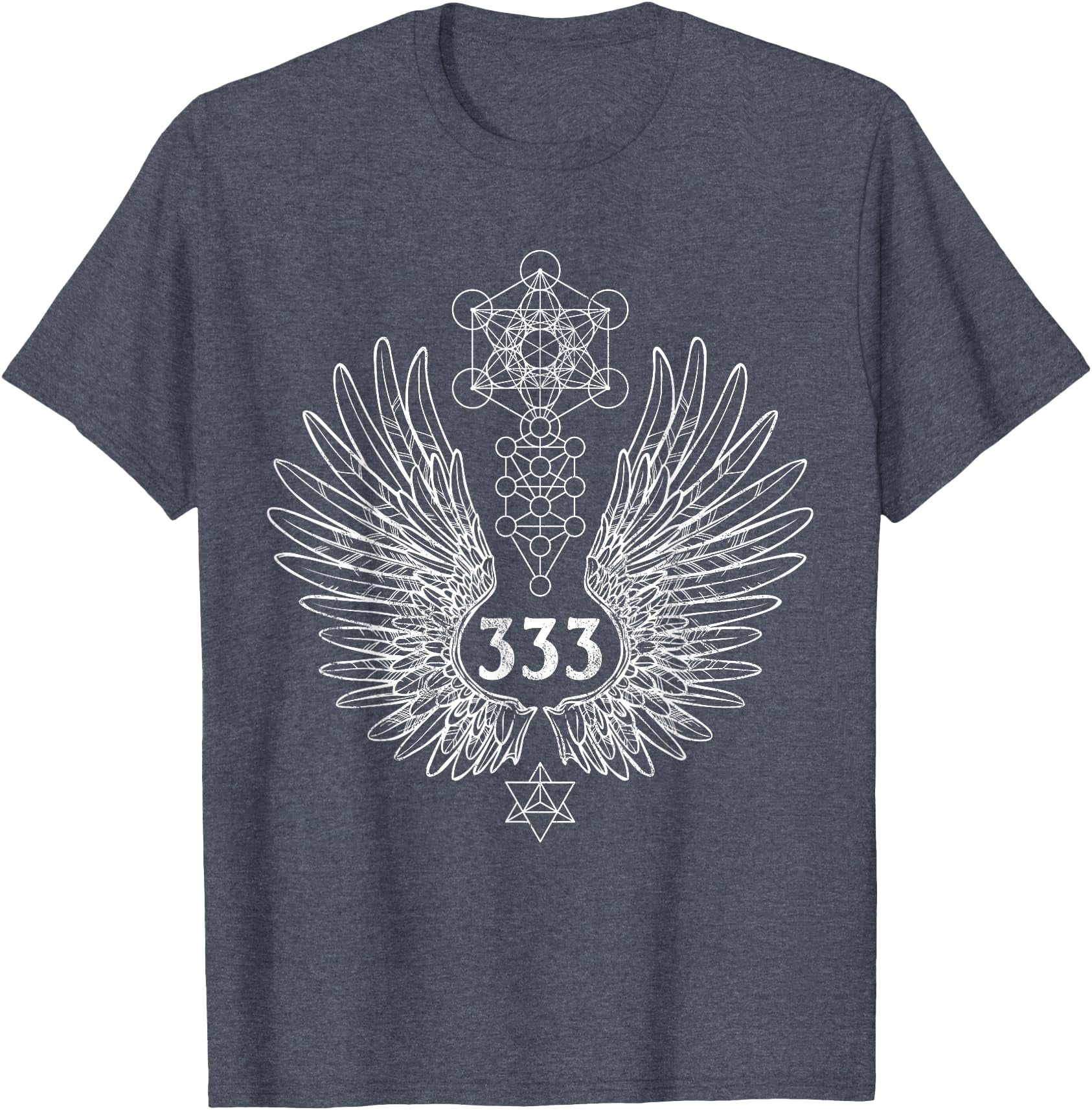 Angel Number 333 Sacred Geometry Healing Softstyle Unisex T-Shirt Men ...