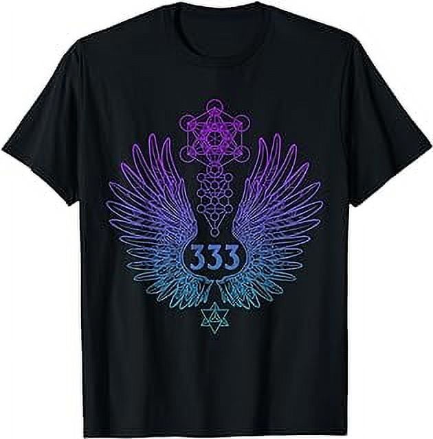 Angel Number 333 Sacred Geometry Healing T-Shirt - Walmart.com