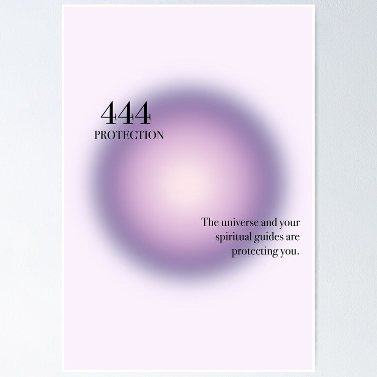 Angel Number 444 UNFRAMED Poster, 18x24 - Walmart.com