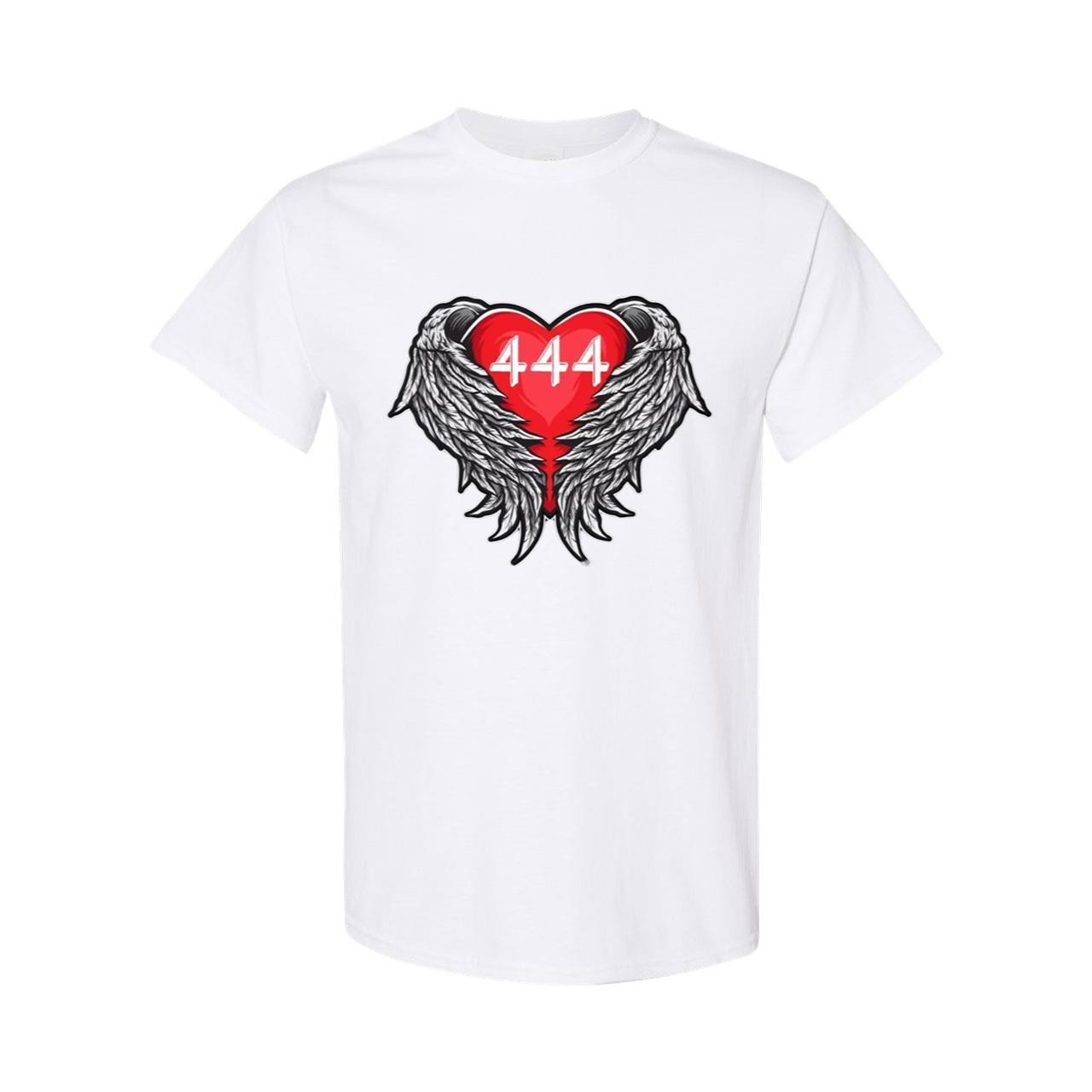 Angel Number 444 With Heart And Wings Of Angel Unisex T-shirt - Walmart.com